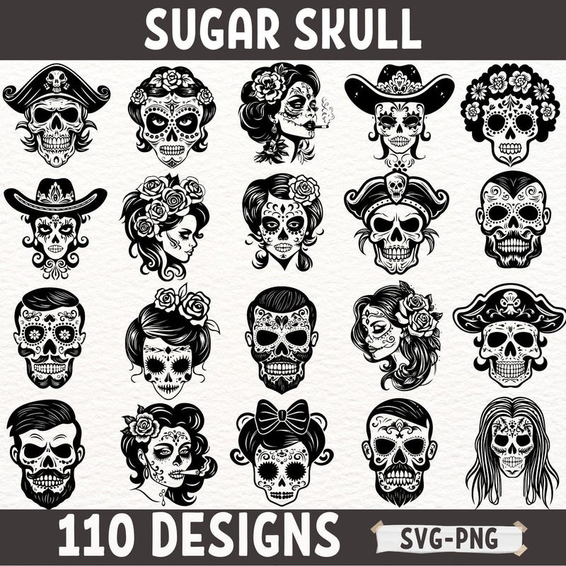 Sugar Skull Designs - Etsy