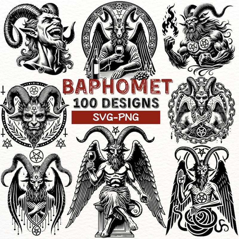 Baphomet Stencils - Etsy