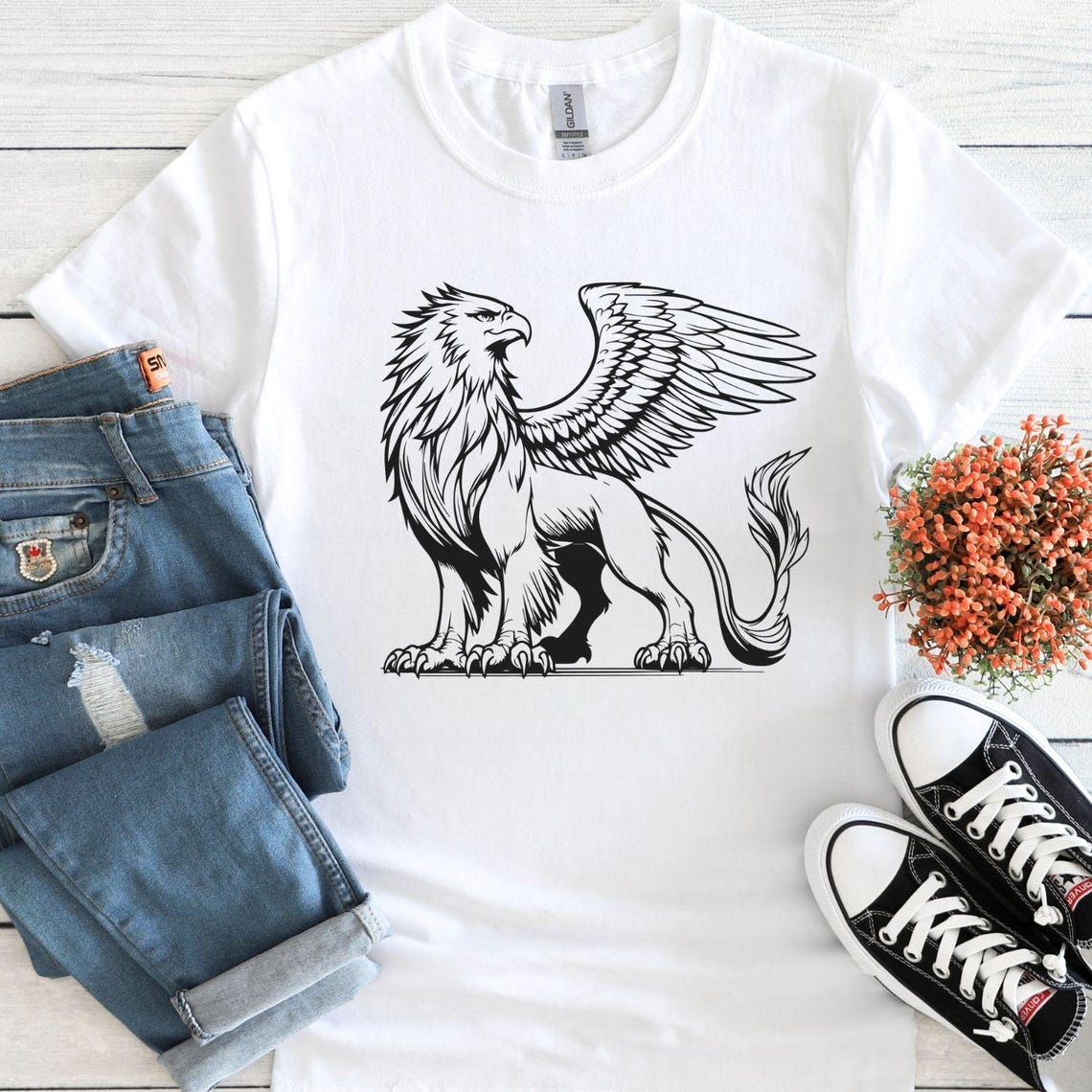 Griffin SVG Bundle Mythical Creature Clipart | 100 Heraldic Griffin ...