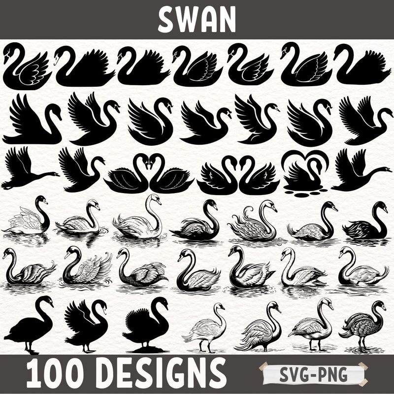 Swans That Float - Etsy