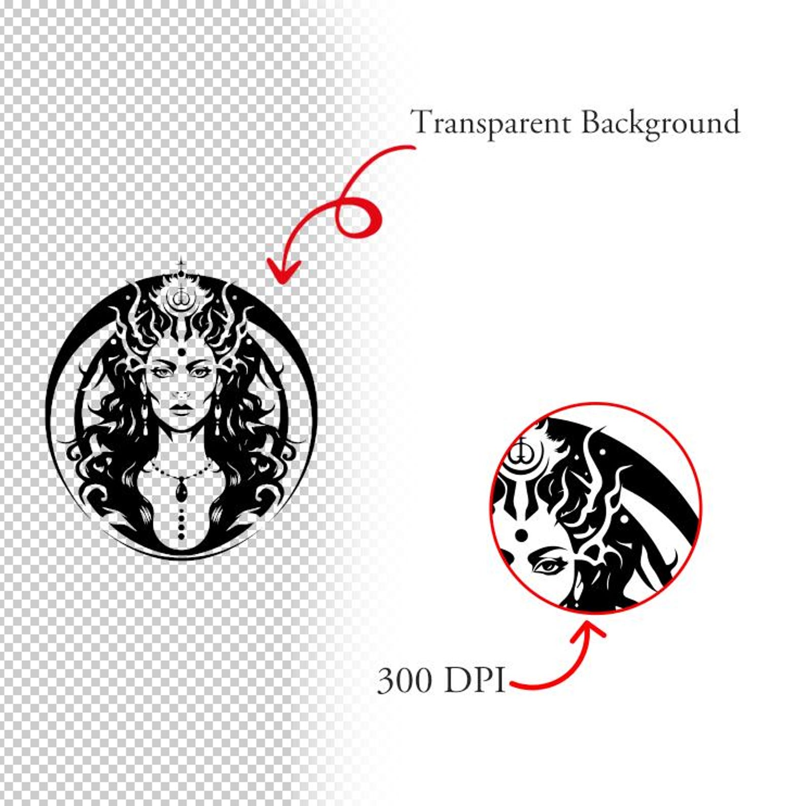 Hecate Goddess SVG PNG Designs | Witchcraft Digital Clipart | Mystical ...