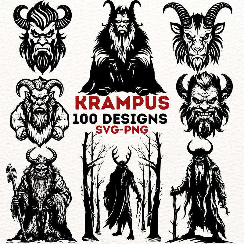 Krampus Sticker Decals - Etsy