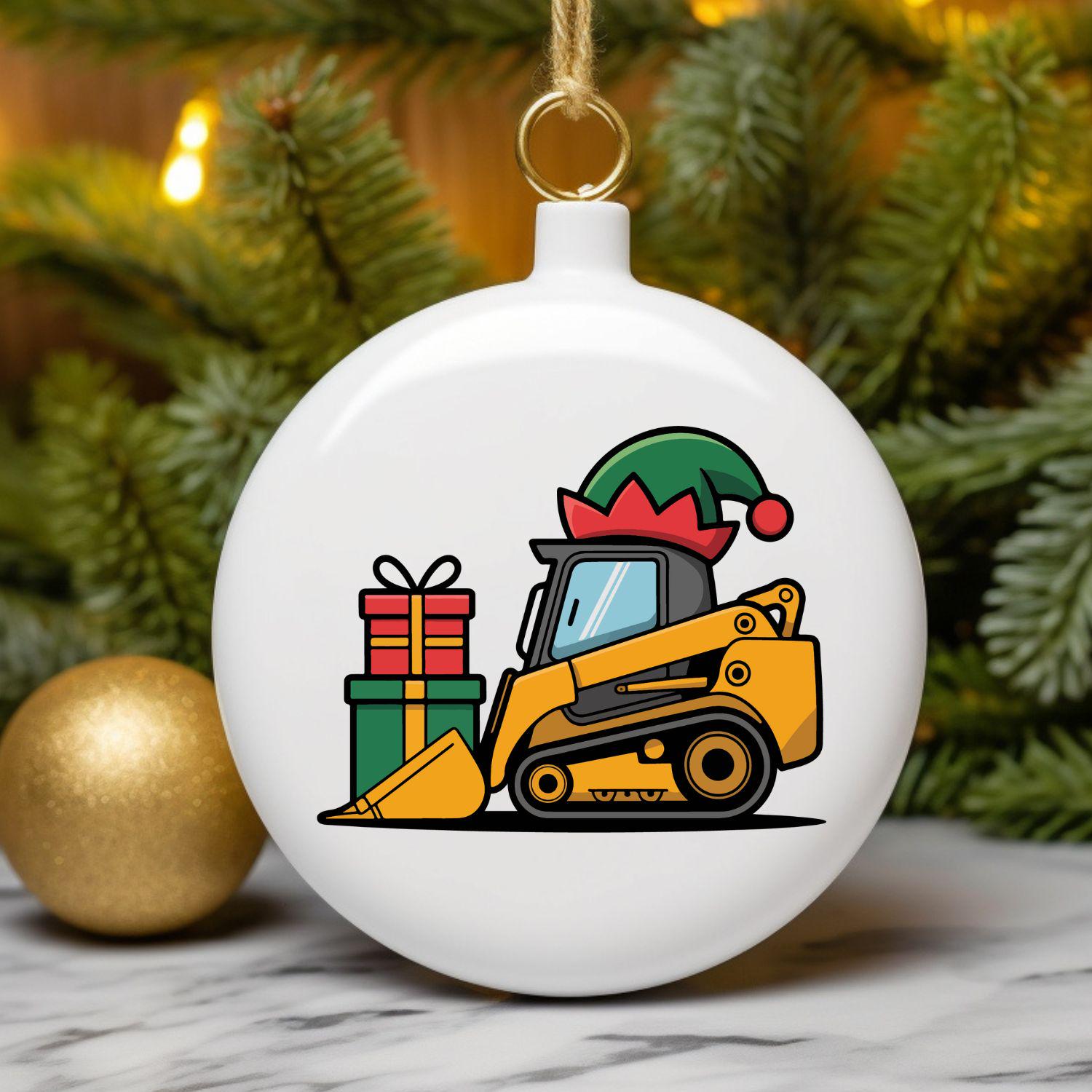Construction Christmas SVG Bundle | Santa Construction Trucks Clipart ...