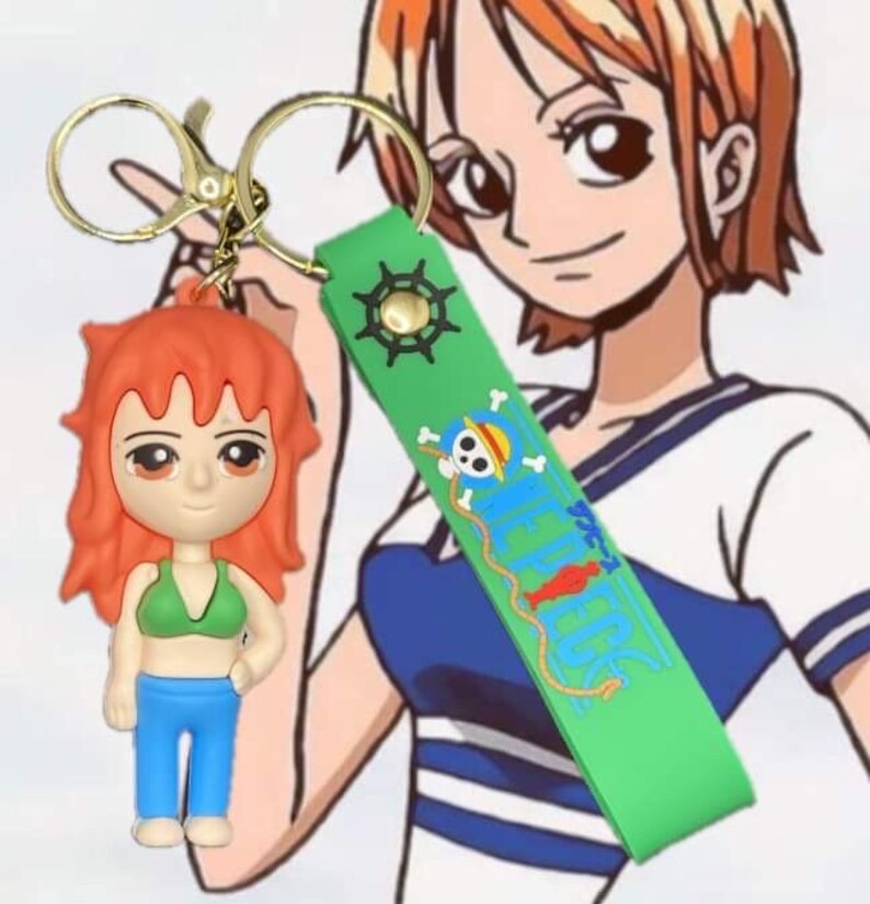 Nami One Piece Keychain - Etsy