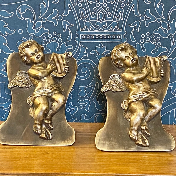 Cherub Bookends - Etsy