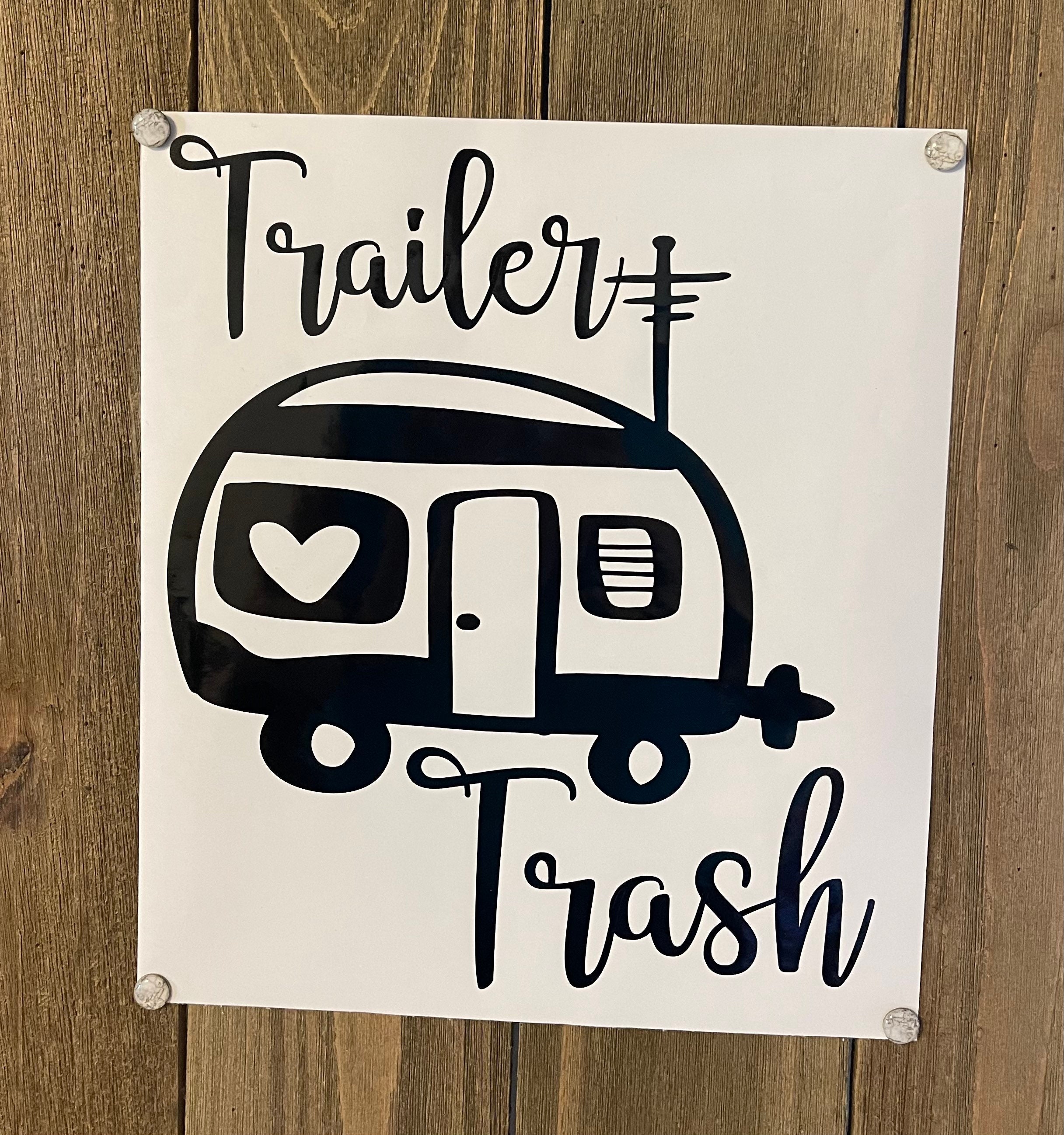 Trailer Trash Decal - Etsy