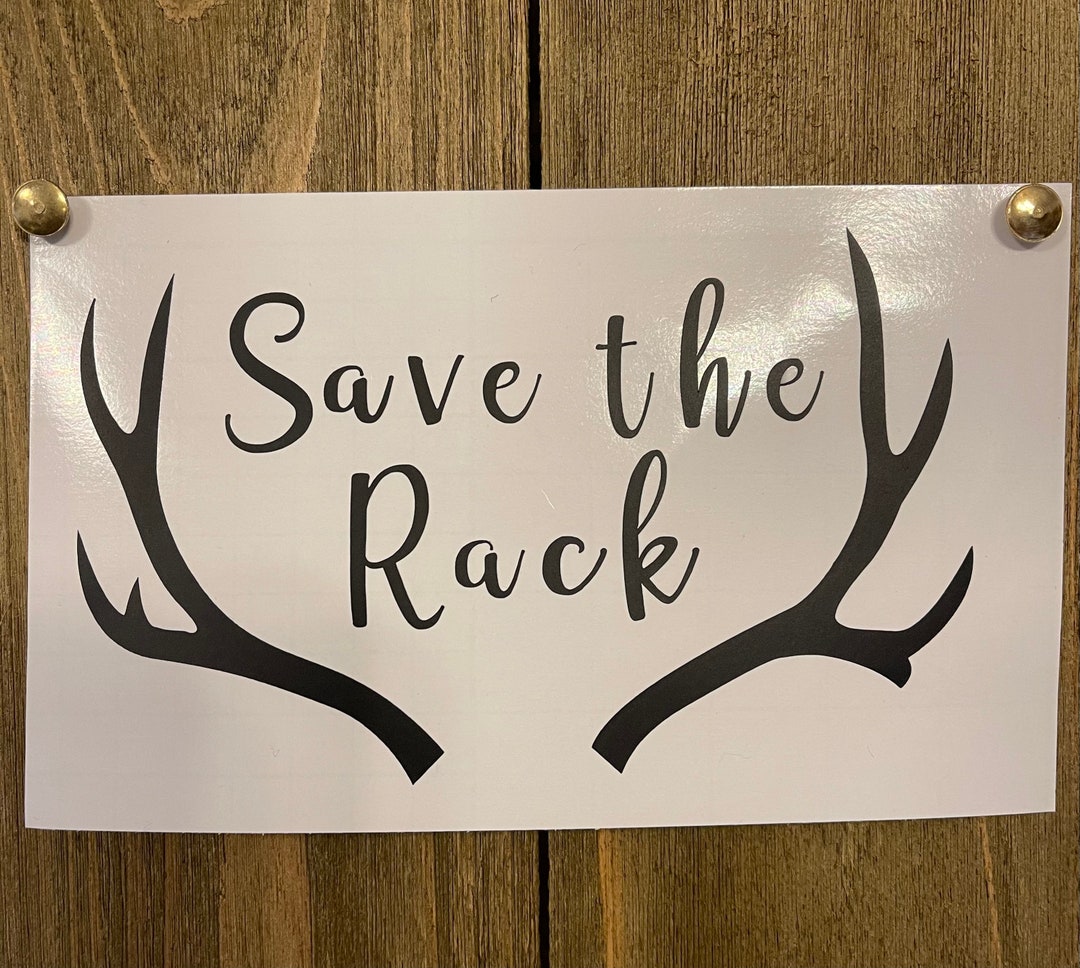 Save the Rack Decal - Etsy