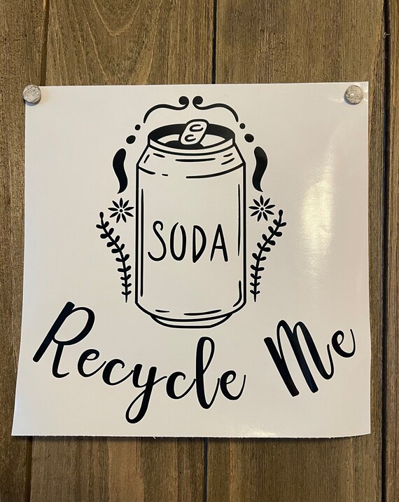 Recycle Me Decal - Etsy
