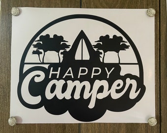 Happy Camper Decal | Etsy