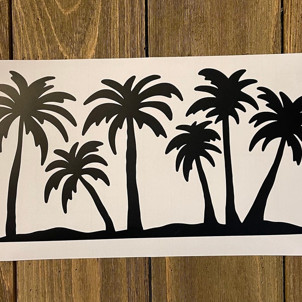 Palm Tree Decal - Etsy