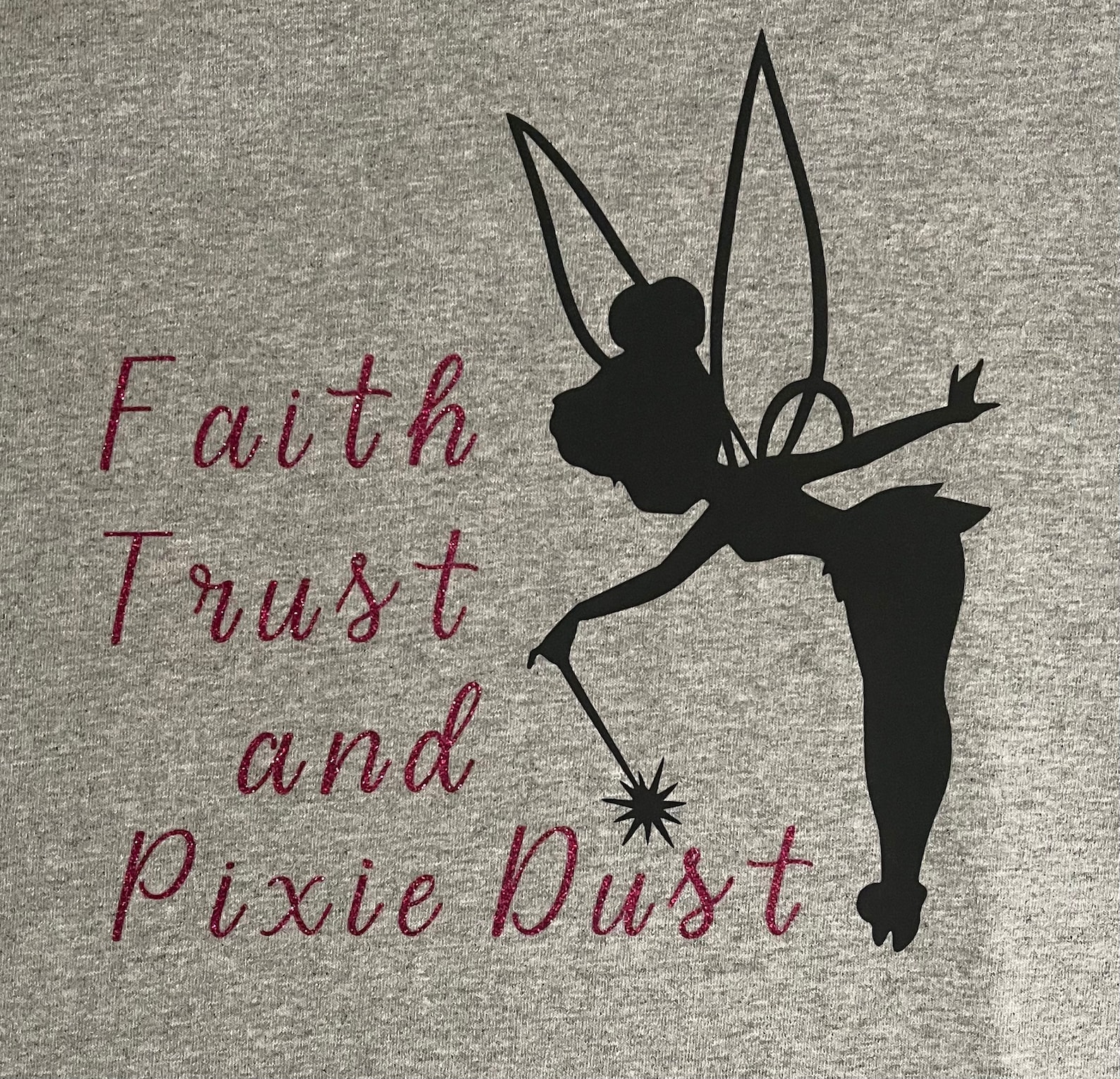 Tinker Bell Faith Trust and Pixie Dust Shirt - Etsy UK