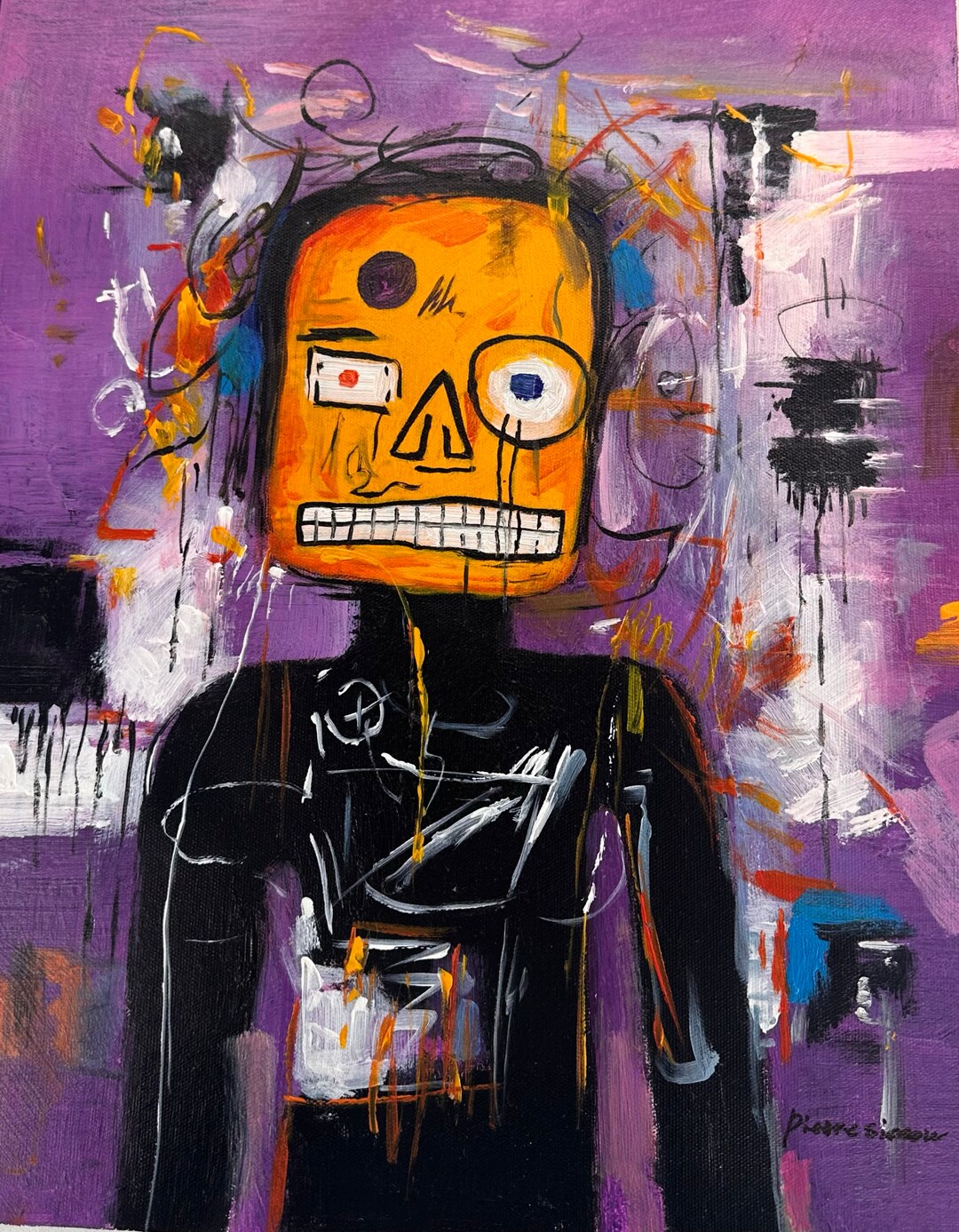 The London Art Exchange Pierre Simone 'the Purple Daze' - Etsy Canada