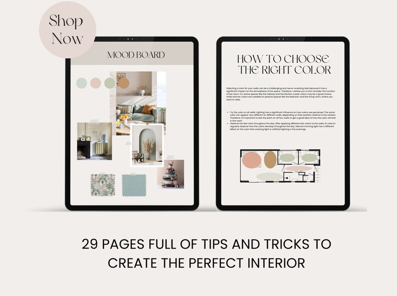 Styling Package Ready-made, Mood Board and Color Kit, Interior Design ...