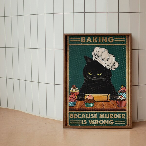 Cat Kitchen Decor - Etsy