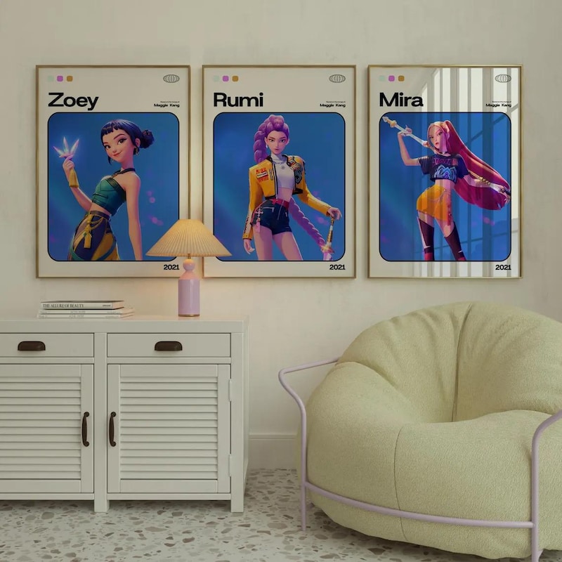 Mira picture from kpop demon hunters - Etsy.de