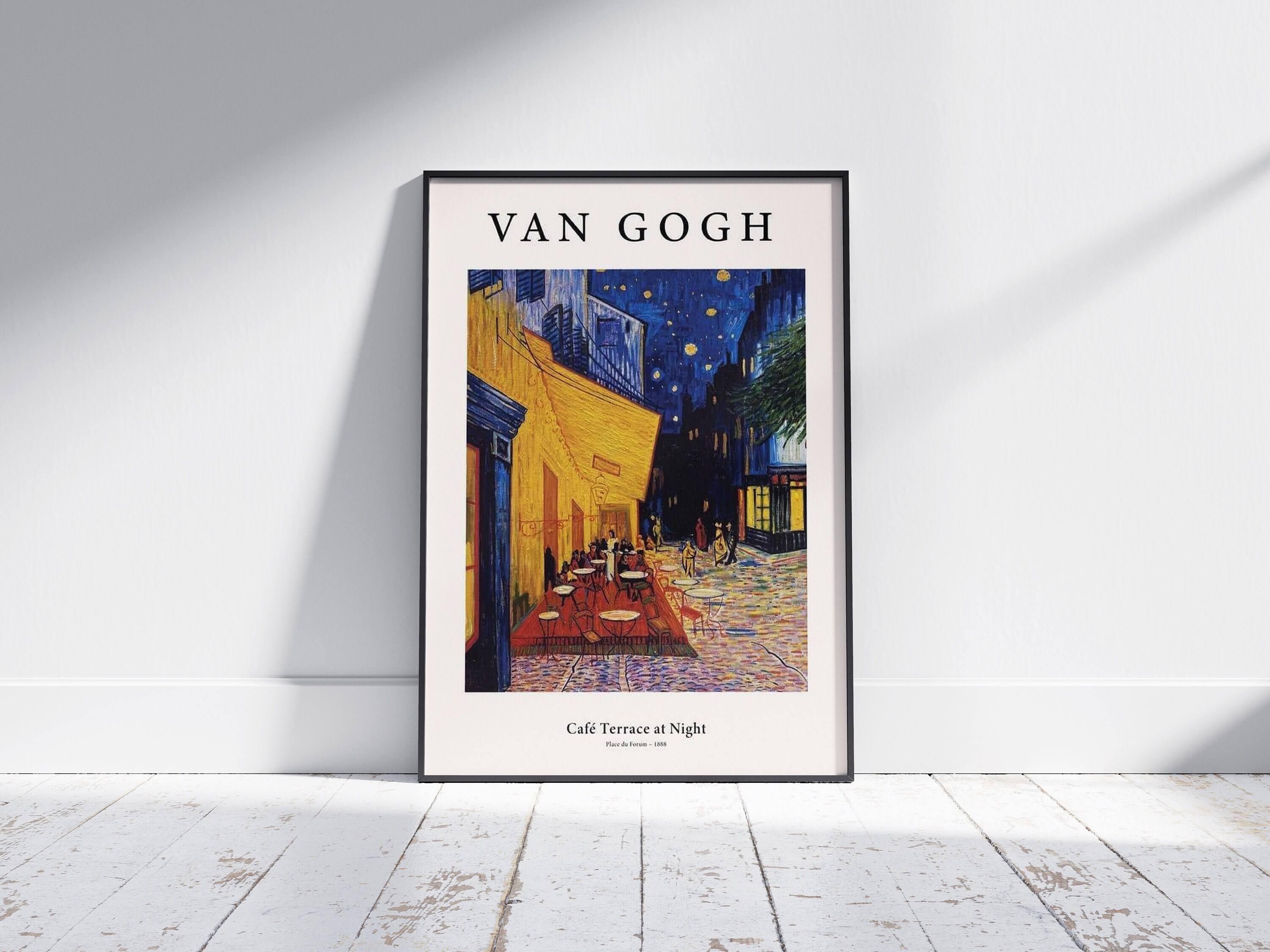 Van Gogh Print Cafe Terrace at Night, Van Gogh Poster, Museum ...