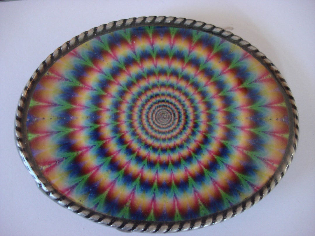 Jada Belt Buckle - Groovy - Oval Wearable Art - Etsy