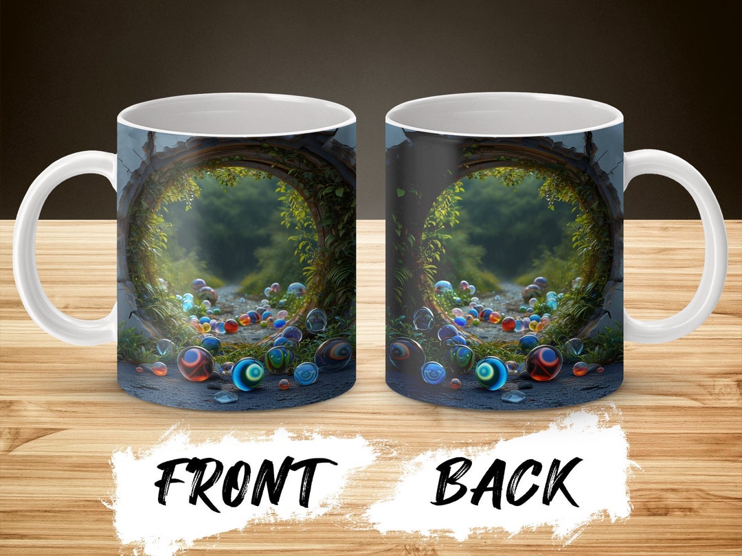 Enchanted Forest Portal Digital Mug Wrap Design, 11oz and 15oz ...