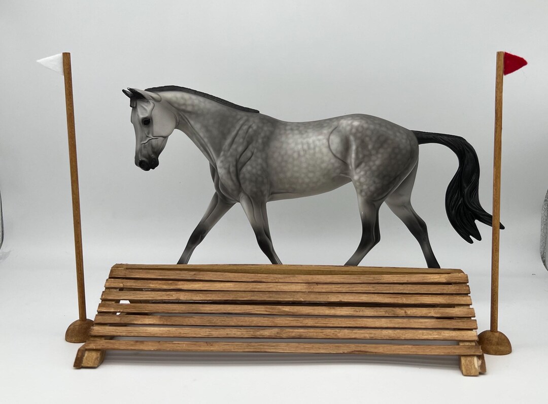 Model Horse Cross Country Coop Jump With Flags, Handmade | 1:9 Scale ...