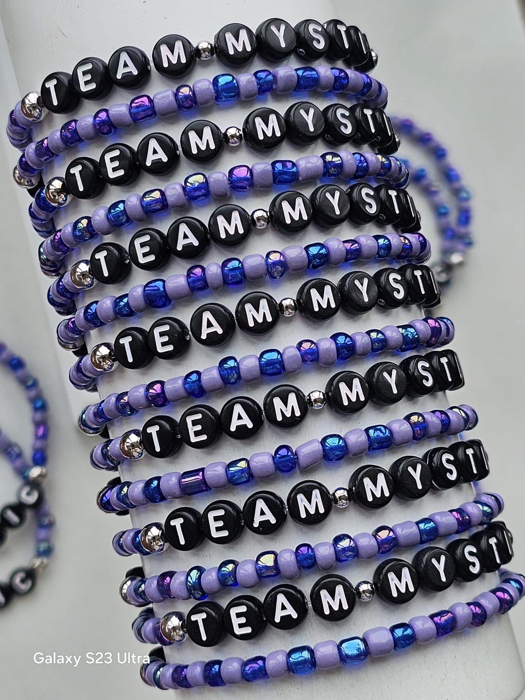Custom Beaded Name Friendship Bracelet: - Etsy