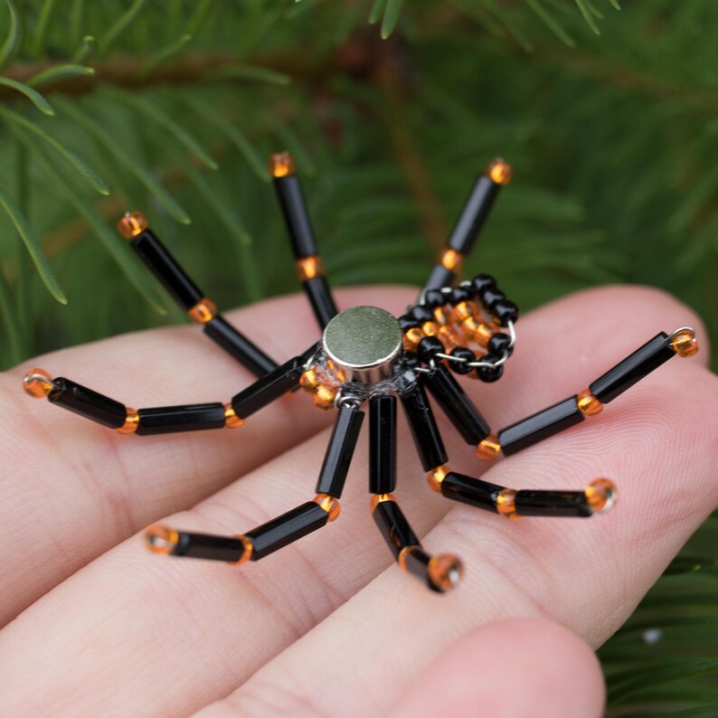Fall Set of Mini Spider Magnets Strong Fridge Magnets | Etsy