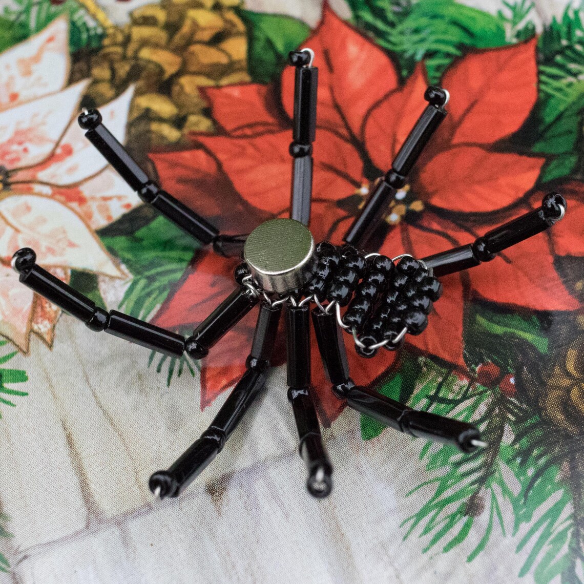 Fall Set of Mini Spider Magnets Strong Fridge Magnets | Etsy