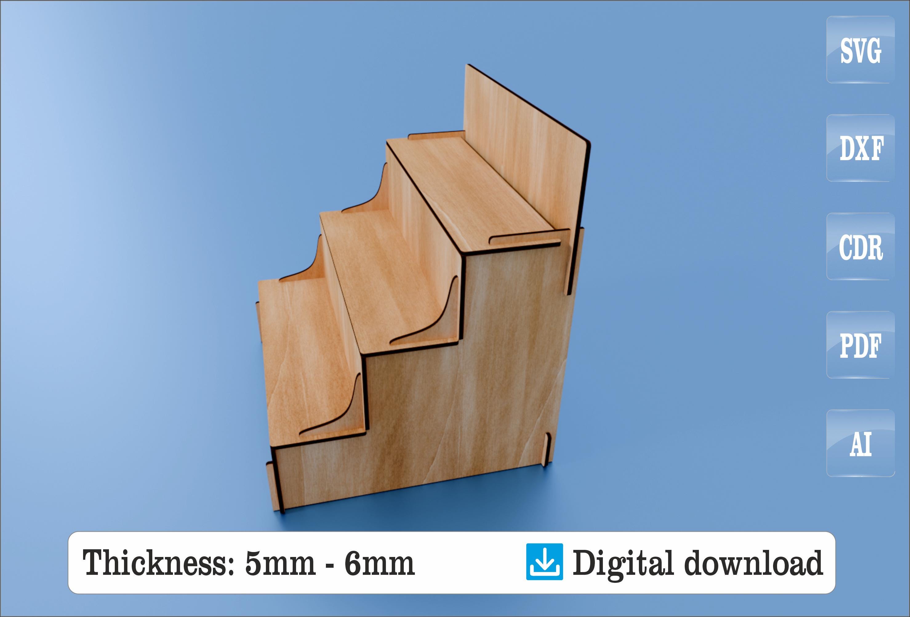 Display Stand SVG Laser Cut File Stand Ai, Cdr, Dxf , Svg, Pdf - Etsy