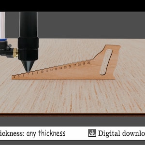 Focal Gauge- Laser Cut File - CDR, DXF, SVG - Focal Length Adjustment ...