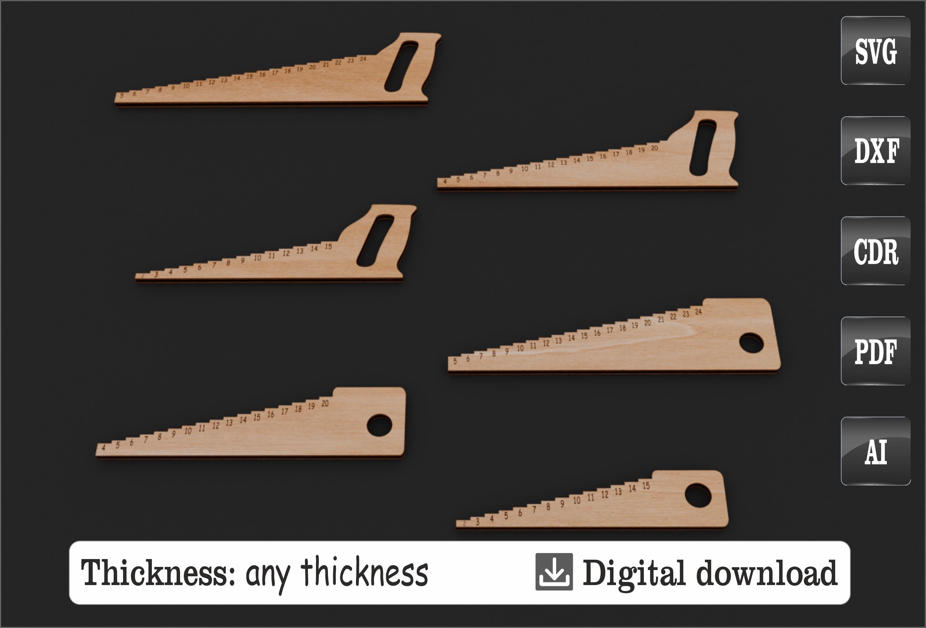 Focal Gauge- Laser Cut File - CDR, DXF, SVG - Focal Length Adjustment ...