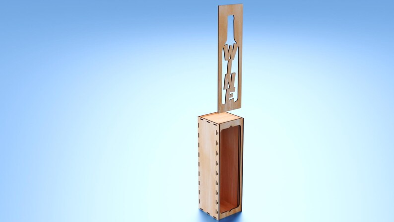 Wine Bottle Box Laser Cut Files SVG Wine Crate, Wedding Gift Gift Box ...