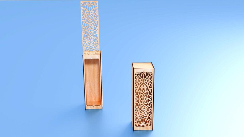 Wine Bottle Box Laser Cut Files SVG Wine Crate, Wedding Gift Gift Box ...