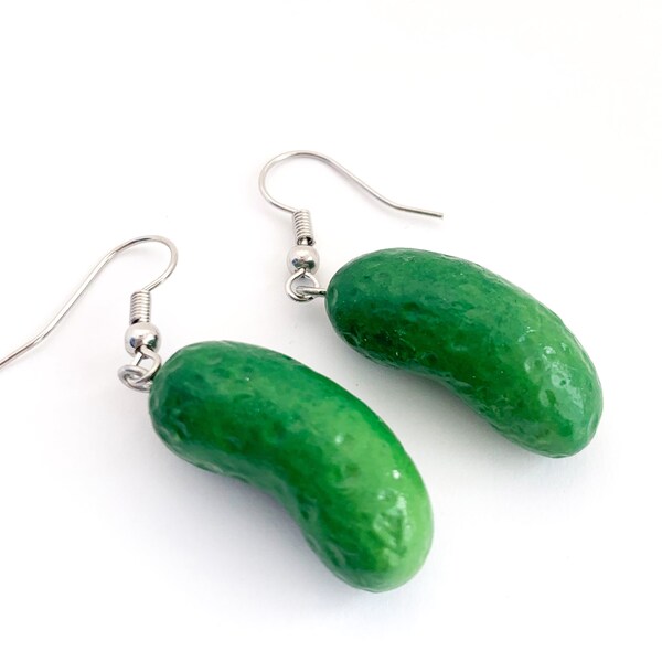 Pickle Earrings - Etsy