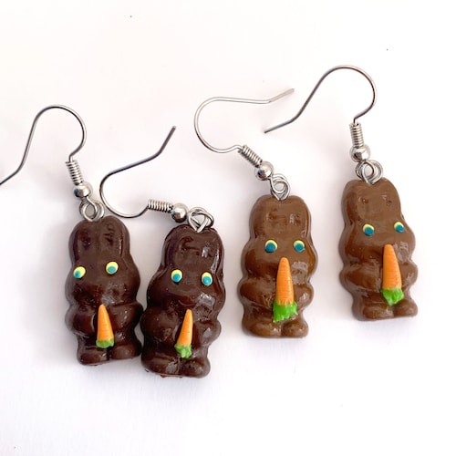 New Easter Bunny Earrings Beaded Bunny Earrings Bunny - Etsy