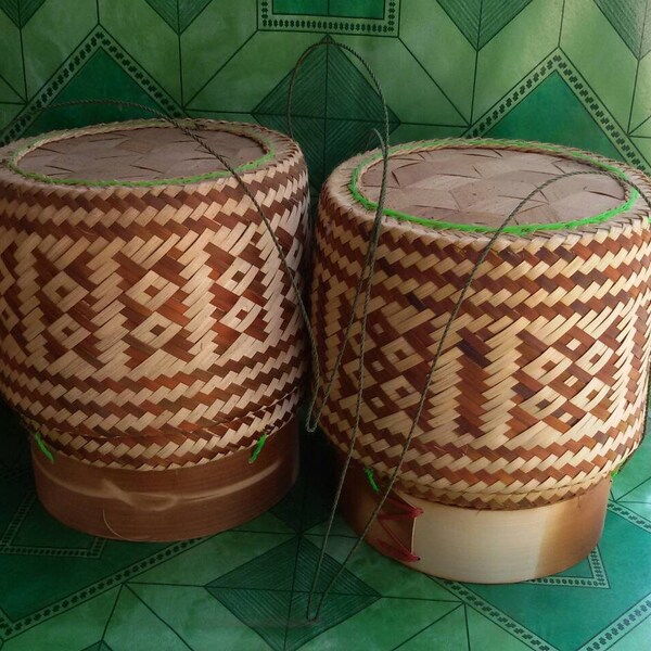 Bamboo Rice Box - Etsy