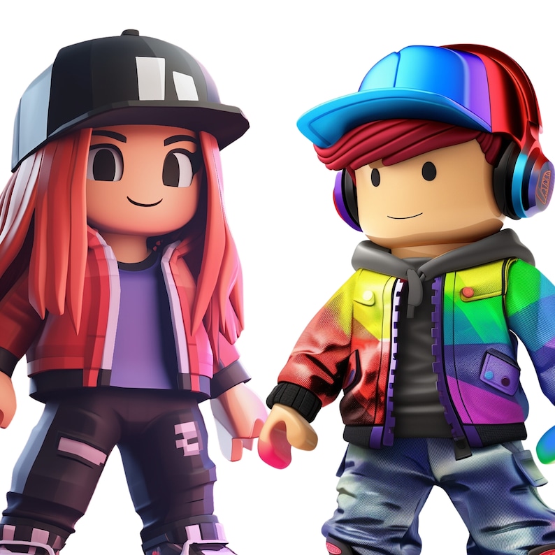 Roblox T-shirt Design Bundle – 21 PNG Files, High-quality 3000px ...