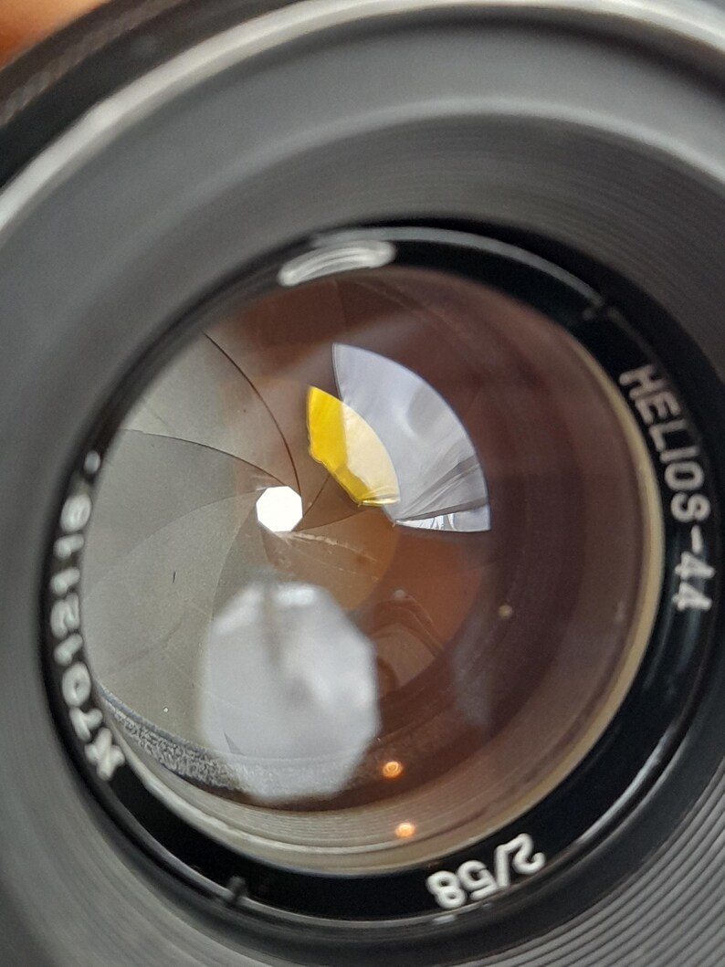 Helios 44 F/2 Petzval Modification RARE ZEBRA Edition Lens Dreamy ...