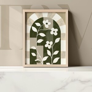 Earthy Floral Arch Design for Wall Decor | Boho Home Decor, Nature ...