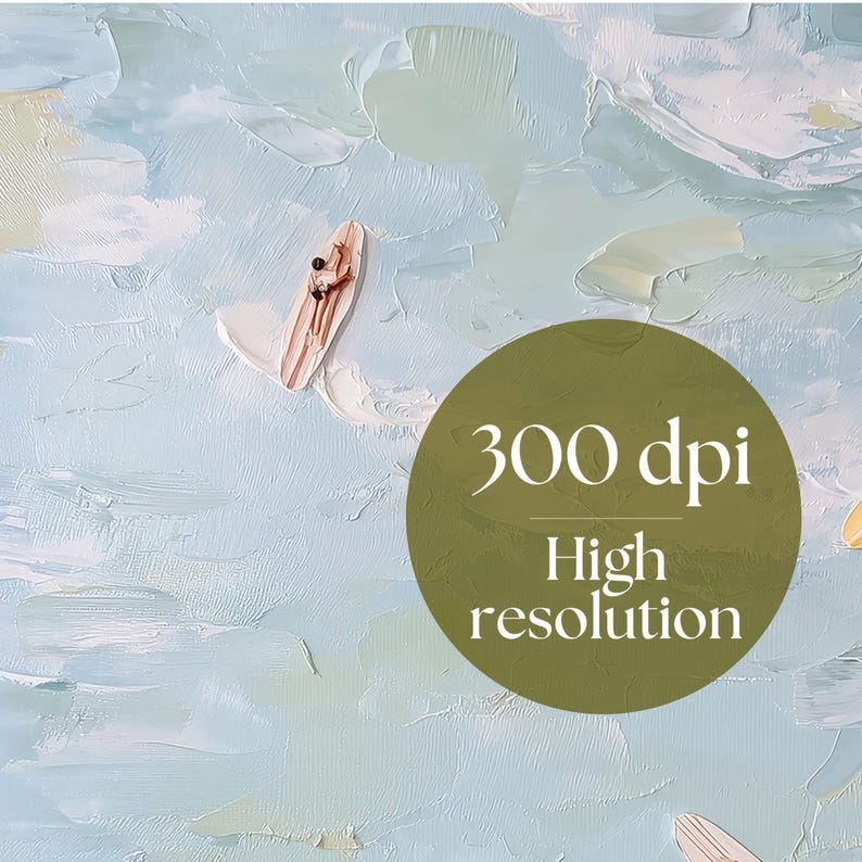 Abstract Coastal Ocean Art Print Bundle, Aerial Surfers and Abstract ...