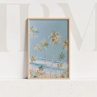 Neutral Vintage Palm Leaves - Digital Download Digital Print - Boho ...