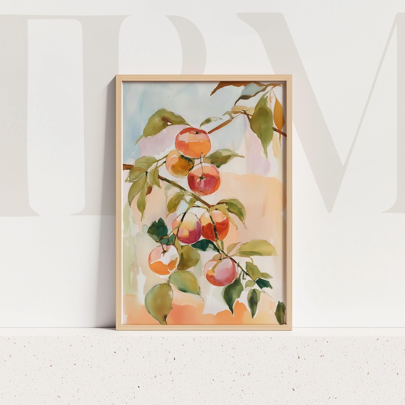 Peach Wall Art - Etsy