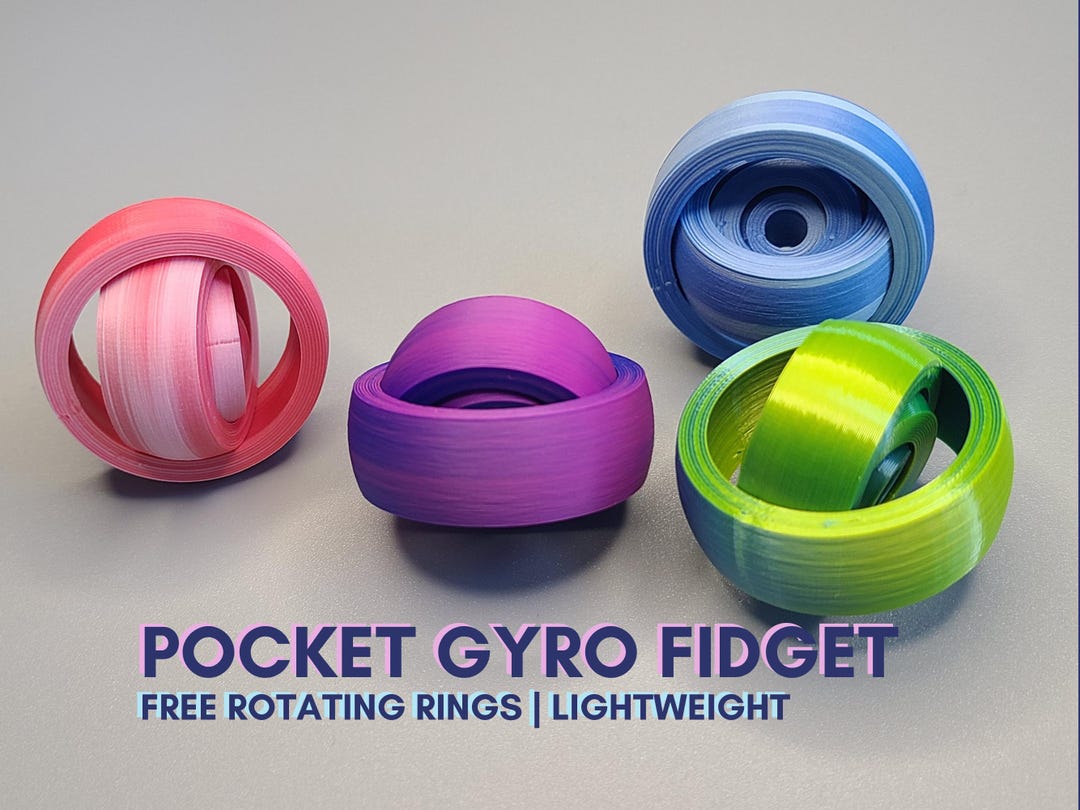 Gyro Desk Toy Stim Fidget Set Sensory for Quiet Fidget Spinner Office ...