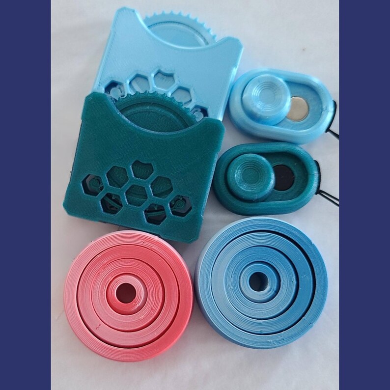 Gyro Desk Toy Stim Fidget Set Sensory for Quiet Fidget Spinner Office ...