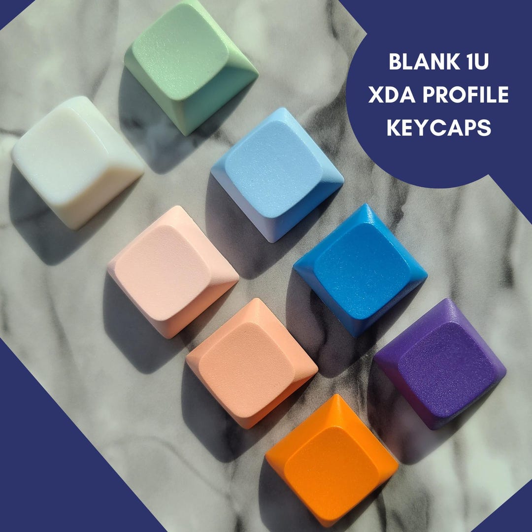 Blank XDA PBT Keycap Set Low Profile Key Cap for Custom Keyboard ...