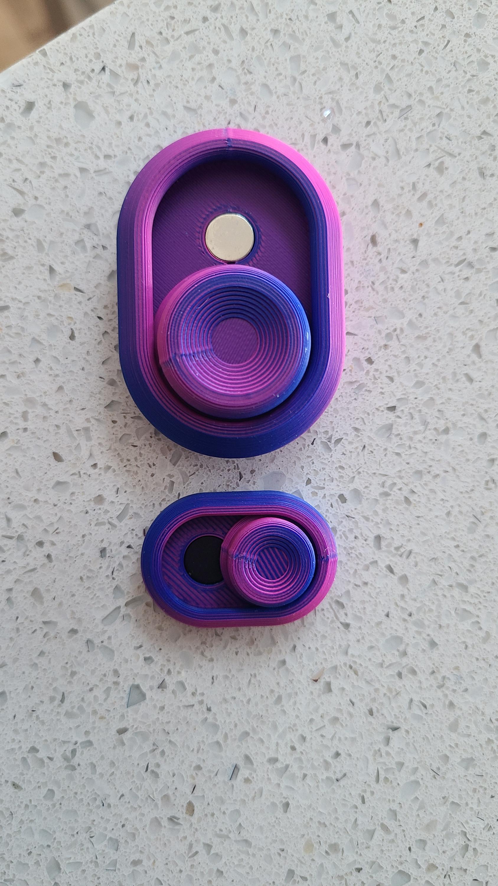 3D Printed Fidget Desk Decor Teacher Gift Collector Haptic Slider Toy ...