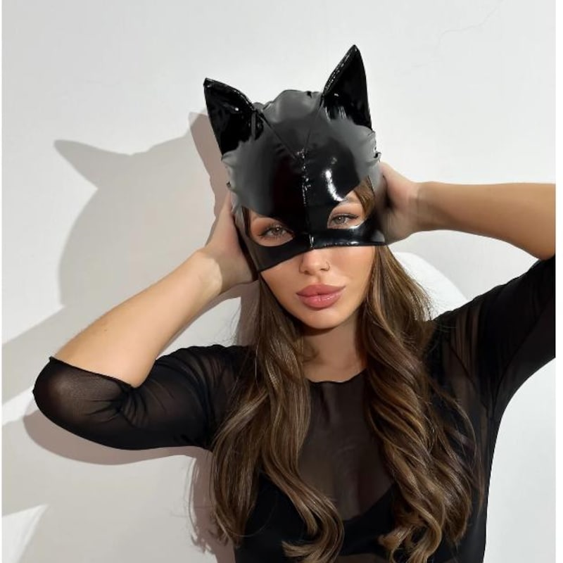 Black Cat Mask Women - Etsy