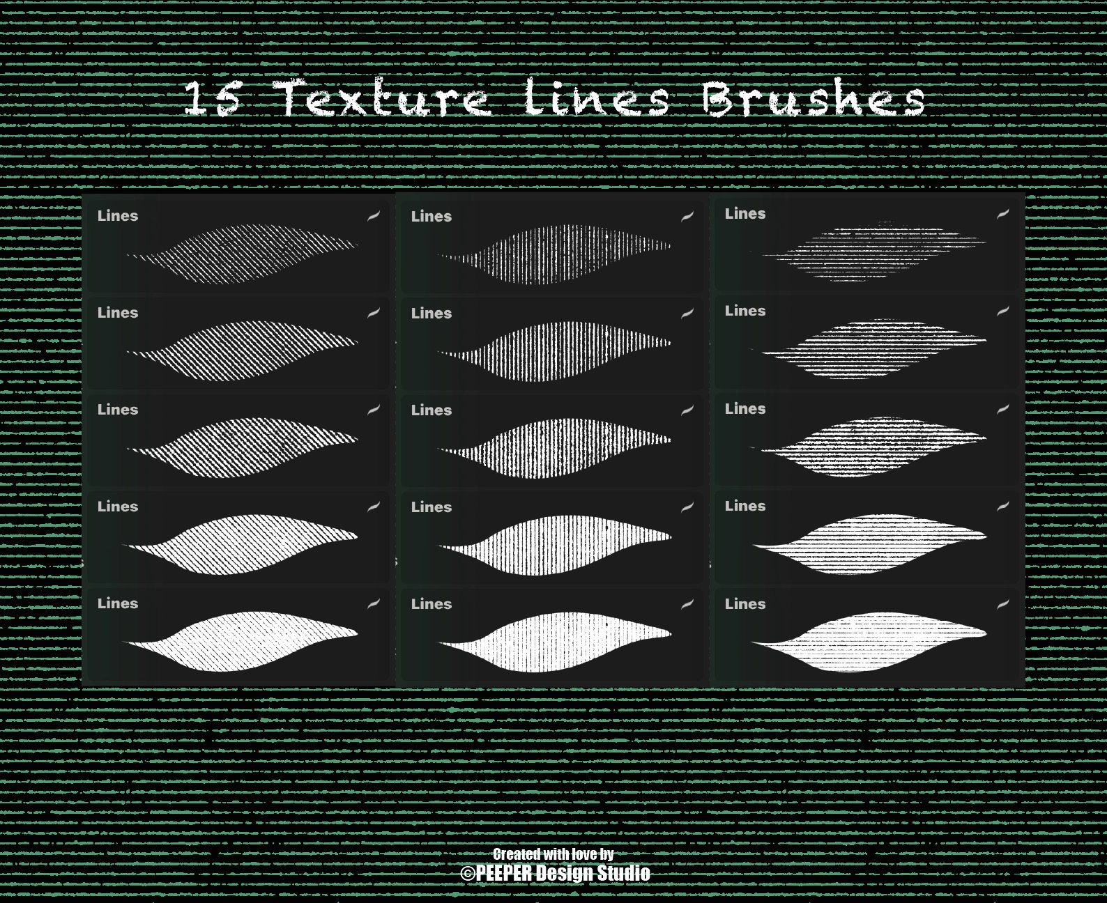 50 Halftone Brushes for Procreate Halftone Dots and Lines Procreate Textures Retro Halftone ...