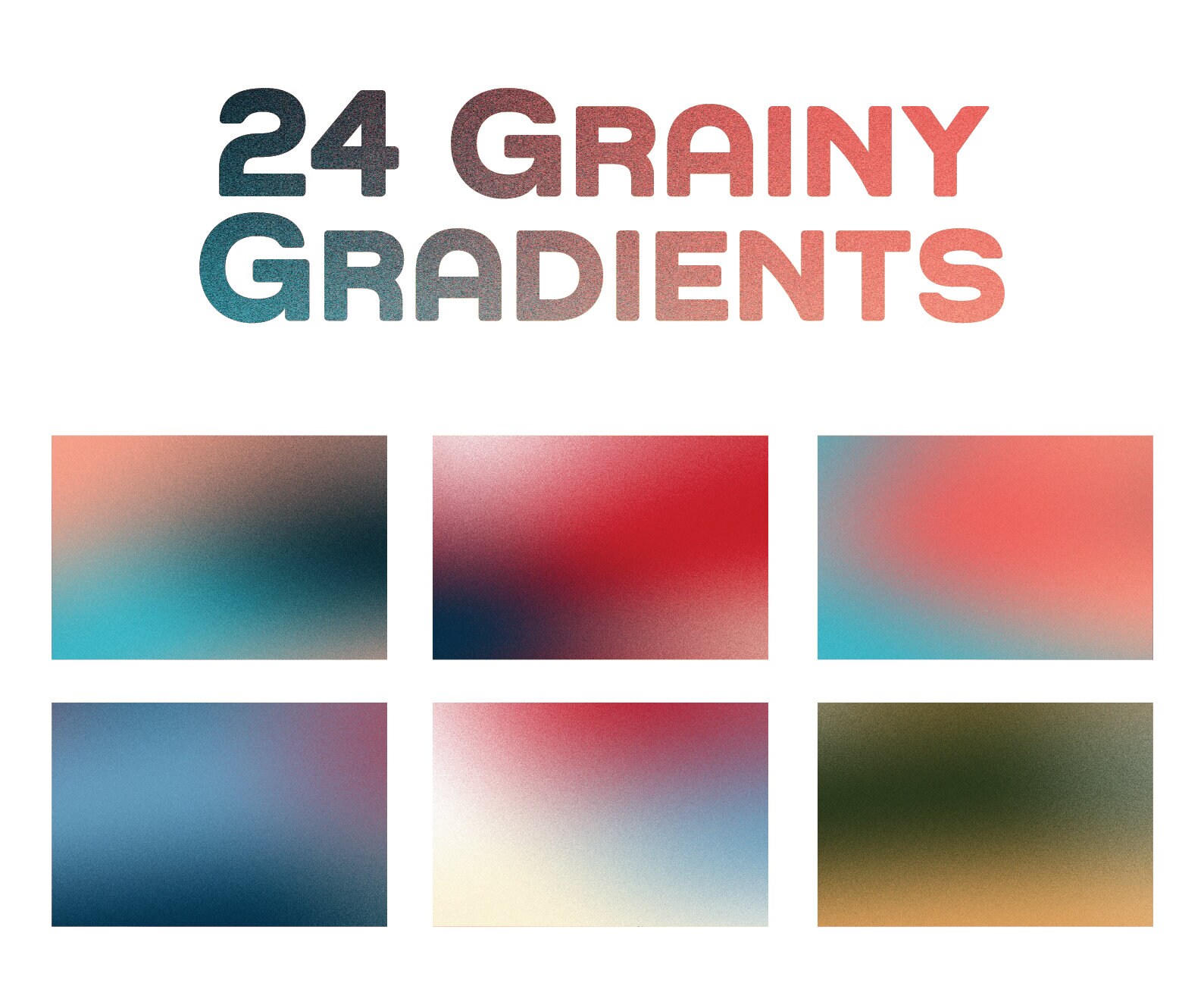 180+ Gradient Backgrounds for Graphic Design | Grainy Gradients Pack ...