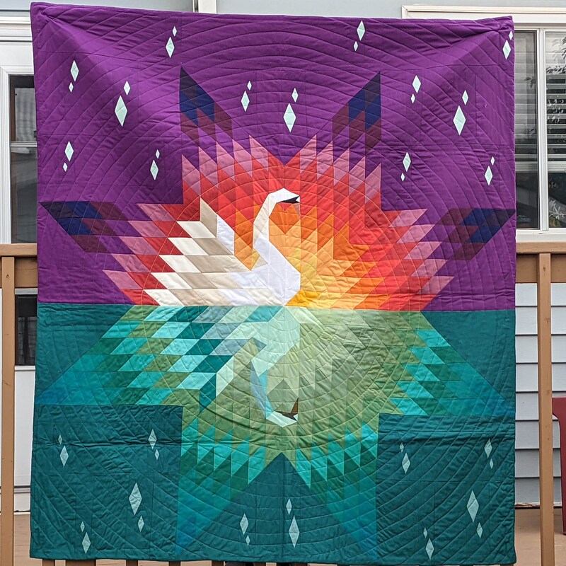 Swan Quilt - Etsy