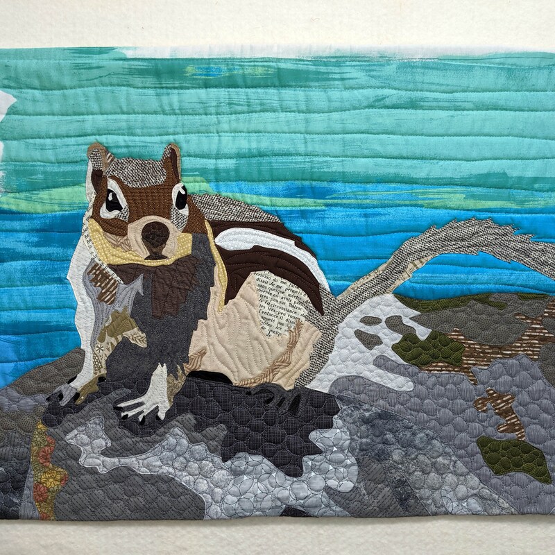 Chipmunk Applique - Etsy