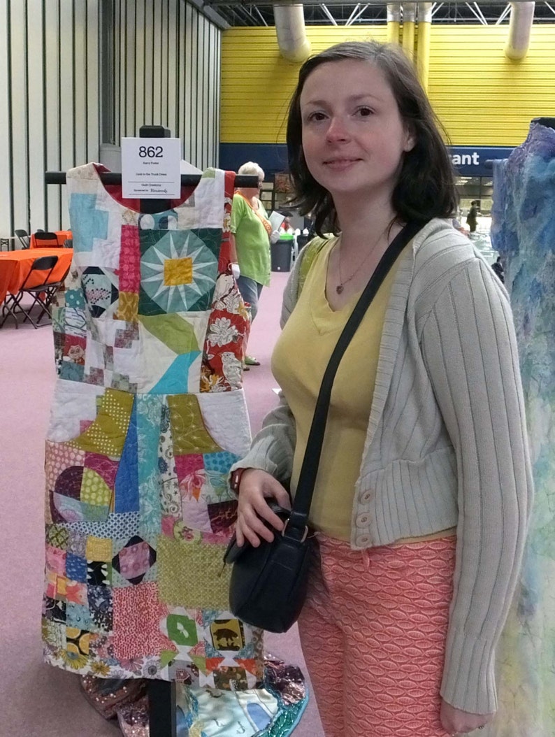 Junk in the Trunk Dress One of a Kind Patchworked and Quilted Lined ...